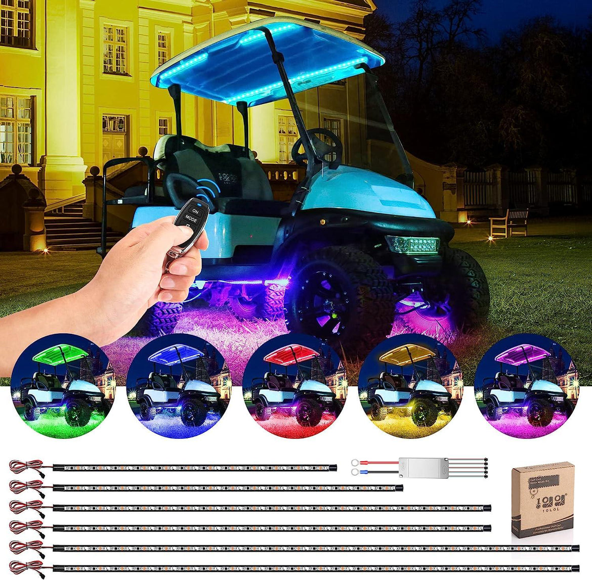 Golf Cart LED Lights Improve Your Driving Experience - 10L0L