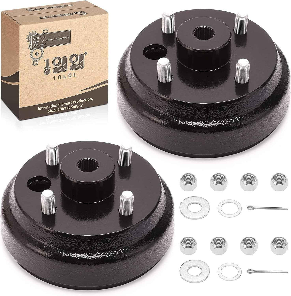 For EZGO TXT Golf Cart Brake Drum Hub Kit - 10L0L