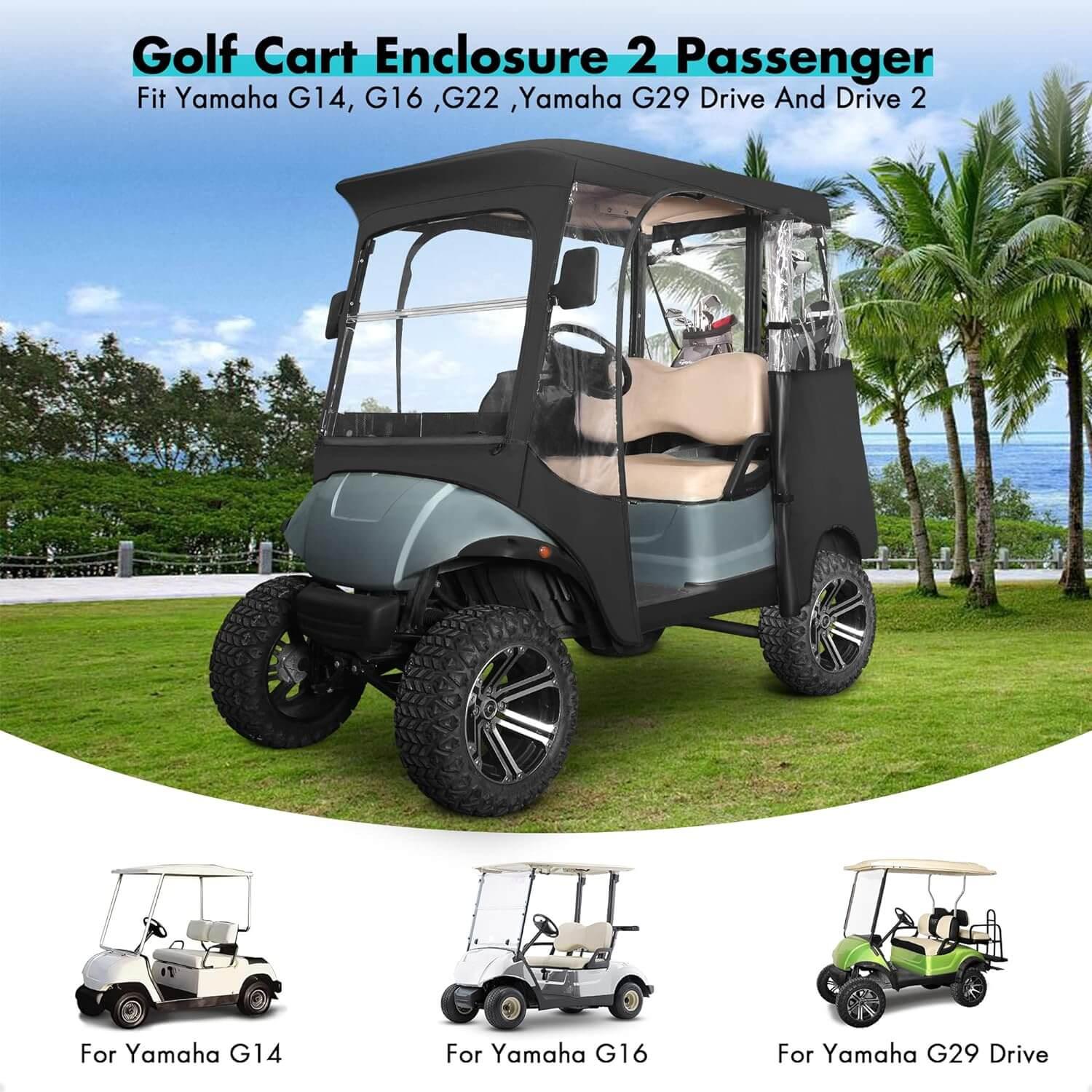 Suitable for Yamaha Golf Cart Cover with Door Rain Cover - 10L0L