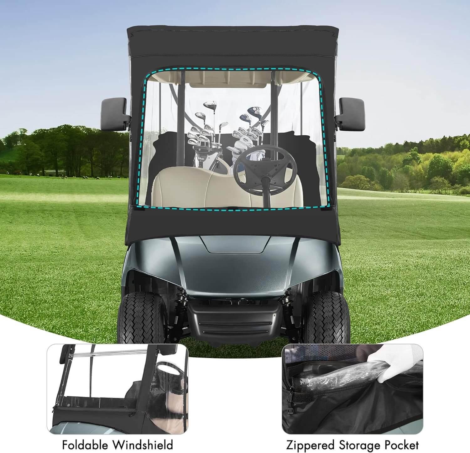 Suitable for Yamaha Golf Cart Cover with Door Rain Cover - 10L0L